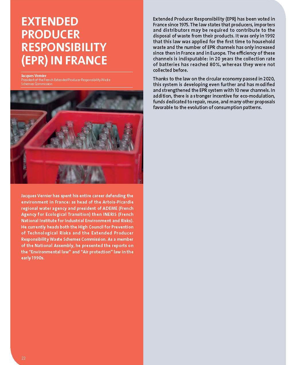 Extended producer responsibility (EPR) in France | Veolia Institute Extended producer responsibility (EPR) in France | Veolia Institute
